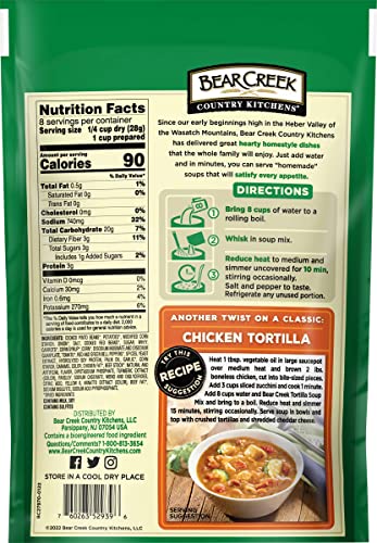 Bear Creek Soup Mix, Tortilla, 7.9 Ounce