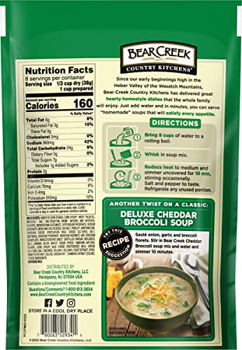 Bear Creek Soup Mix, Cheddar Broccoli, 10.6 Ounce