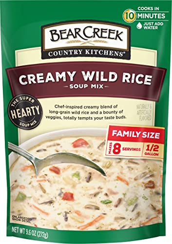 Bear Creek Soup Mix, Creamy Wild Rice, 9.6 Ounce