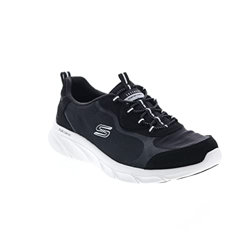 Skechers Women's Relaxed FIT: D'LUX Comfort - Bliss Galore, Black/White, Size 7 M