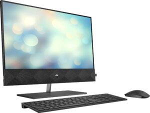 hp pavilion 24 desktop 2tb ssd 64gb ram win 11 pro (intel core i9-11900k processor with turbo boost to 5.30ghz, 64 gb ram, 2 tb ssd, 24" touchscreen fullhd, win 11 pro) pc computer all-in-one