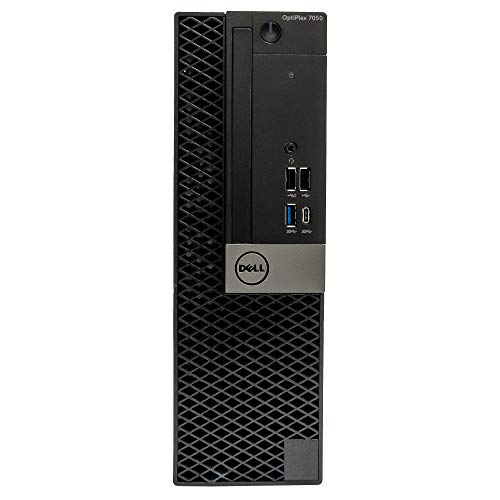 Dell 7050 Optiplex Optiplex Desktop Computer PC, Intel Quad-Core i5, 500GB SSD Storage, 16GB DDR4 RAM, Windows 10 Pro, DVD, WiFi, 24in Monitor, Wireless Keyboard and Mouse (Renewed)