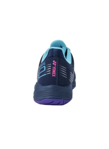 YONEX Women's Sonicage 2 All-Court Tennis Shoes, Navy/Blue Purple (US Size 9.5)