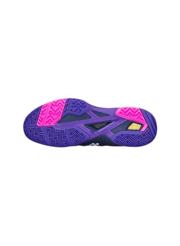 YONEX Women's Sonicage 2 All-Court Tennis Shoes, Navy/Blue Purple (US Size 9.5)