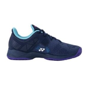 YONEX Women's Sonicage 2 All-Court Tennis Shoes, Navy/Blue Purple (US Size 9.5)