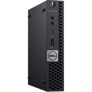 dell optiplex 7070 micro form factor desktop, intel six-core i5 9500t 2.2ghz, 32gb ddr4, 1tb nvme m.2 ssd, usb type c, windows 10 pro (renewed)