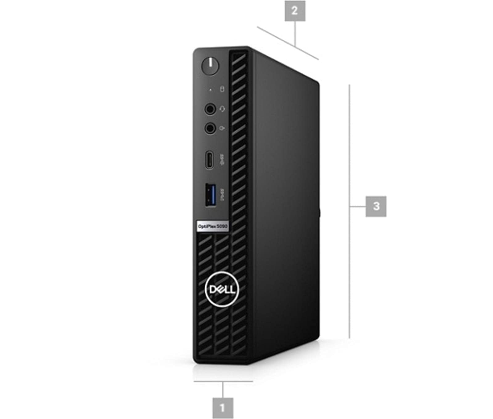 Dell OptiPlex 5000 5090 Micro Tower Desktop (2021) | Core i5-512GB SSD - 16GB RAM | 6 Cores @ 3.8 GHz - 10th Gen CPU Win 11 Pro (Renewed)