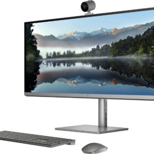 HP 2022 Newest Envy All-in-One Desktop, 34" WUHD Display, Intel Core i7-11700, GeForce RTX 3060, 16GB RAM, 1TB SSD, Wi-Fi 6, HDMI, Thunderbolt 4, RJ-45, Webcam, Wireless KB&Mouse, Windows 11 Home