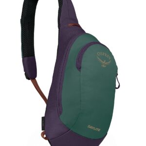 Osprey Daylite Shoulder Sling Bag, Axo Green/Enchantment Purple