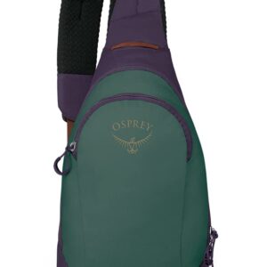 Osprey Daylite Shoulder Sling Bag, Axo Green/Enchantment Purple