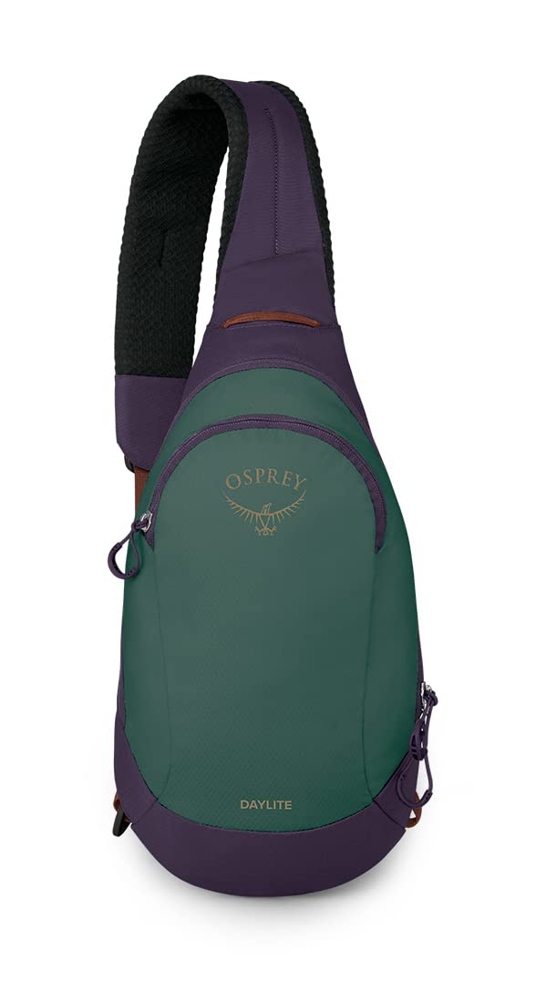 Osprey Daylite Shoulder Sling Bag, Axo Green/Enchantment Purple