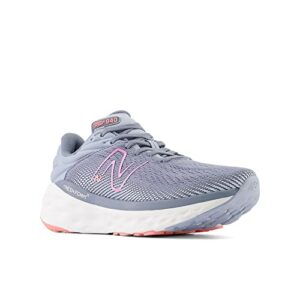 New Balance Women's Fresh Foam X 840F V1 Running Shoe, Arctic Grey/Raspberry, 8 Wide