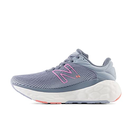 New Balance Women's Fresh Foam X 840F V1 Running Shoe, Arctic Grey/Raspberry, 8 Wide