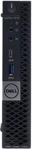 dell optiplex 5070 micro mff desktop pc intel i5-9500t, 16gb ddr4 new 256gb m.2 nvme ssd, wifi bt hdmi new kb & mouse windows 11 pro (renewed)