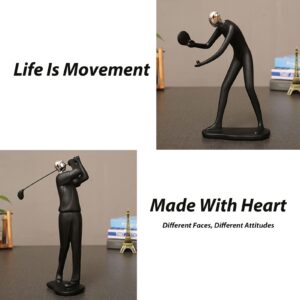 Athletes Statues,Tennis Player Sculptures Decoration for Bookshelf Office Home (Tennis)