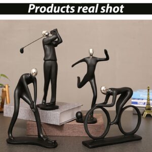 Athletes Statues,Tennis Player Sculptures Decoration for Bookshelf Office Home (Tennis)