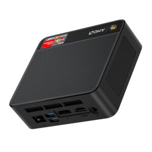 beelink ser5 mini pc ryzen 5 5560u 6c/12t 8mb cache, 16gb ram 500gb nvme ssd, 4k triple display hdmi&dp&usb-c auto power on, wol, pxe, micro pc gaming computer