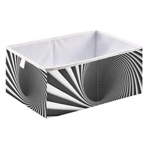 black hole 3d storage basket storage bin rectangular collapsible closet baskets toy storage box organizer for makeup closet bathroom bedroom