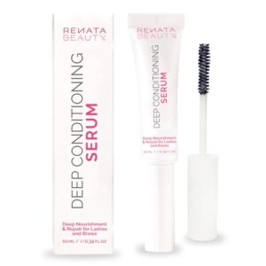 rb renata beauty lash and brow conditioner serum – regenerating & repairing serum – deep conditioning eyebrow & eyelash serum for post-lamination and lash lift aftercare – lash and brow daily care