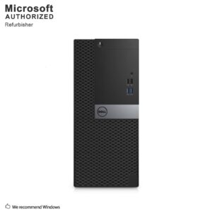 Dell OptiPlex 5040 Tower High Performance Business Desktop Computer, Intel Quad Core i5-6600 up to 3.9GHz, 32G RAM, 256G+2T, WiFi, BT, 4K Support, DP, HDMI, Windows 10 Pro 64 En/Sp/Fr(Renewed)