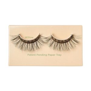 KISS Sister Nature False Eyelashes, Willow', 14 mm, Includes 1 Pair Of Lash, Contact Lens Friendly, Easy to Apply, Reusable Strip Lashes