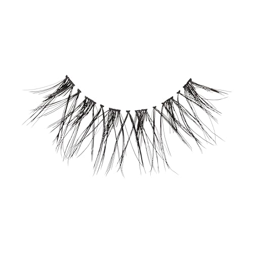 KISS Sister Nature False Eyelashes, Dawn', 12 mm, 100% Natural Hair, Recyclable Paper Box, Printed with Soy Ink, Cruelty Free, Vegan, Includes 1 Pair of Reusable Strip Lashes