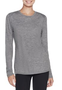 skechers godri swift long sleeve charcoal 2xl