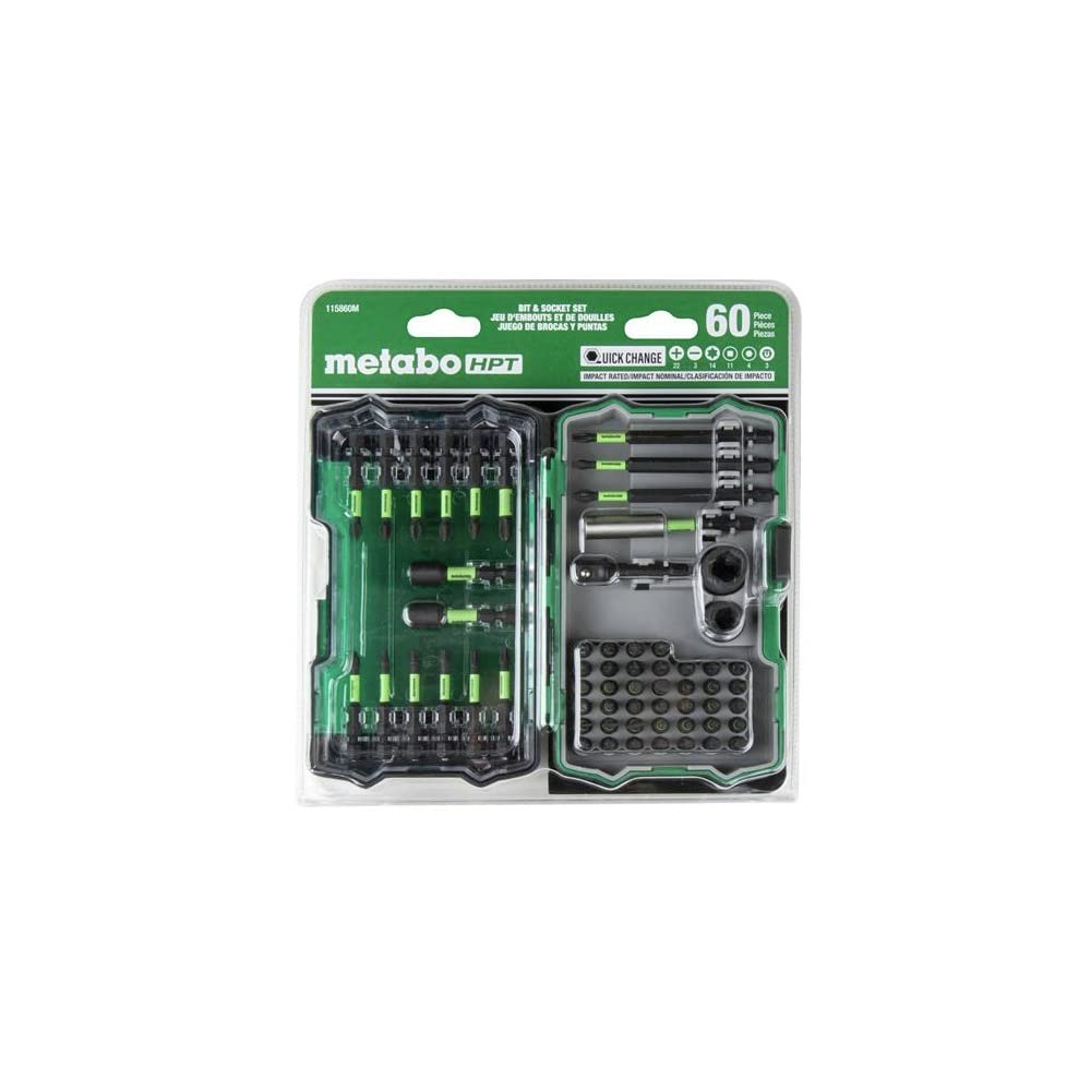 Metabo HPT Impact Driver Bit Set (60-Piece)