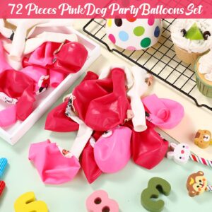 36 Pieces Puppy Balloons 12 Inch Dog Latex Balloon Dog Balloons Dog Print Balloon Pack Decorations Dog Theme Party Supplies for Birthday Baby Shower Pets Theme Party (Cute Style)