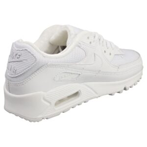 Nike Women's Air Max 90 PRM White/White-Metallic Gold (DH0569 100) - 7