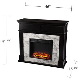 SEI Furniture Petradale Electric Fireplace