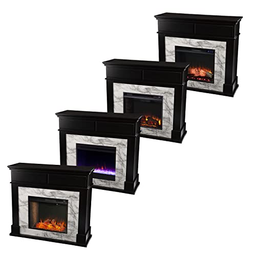 SEI Furniture Petradale Electric Fireplace