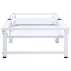 CHARMMA Washing Maching Stand,Double Washing Machine Pedestal Base Stand WithPull-Out Shelves Stand Base For Dryers, Refrigerators, Home Appliances Mini Fridge Raiser 54.7"x 27.2"x 13.2"(WxDxH)