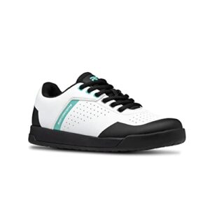 Ride Concepts Women's Hellion Elite Bike Shoe White/Aqua, 6 M US