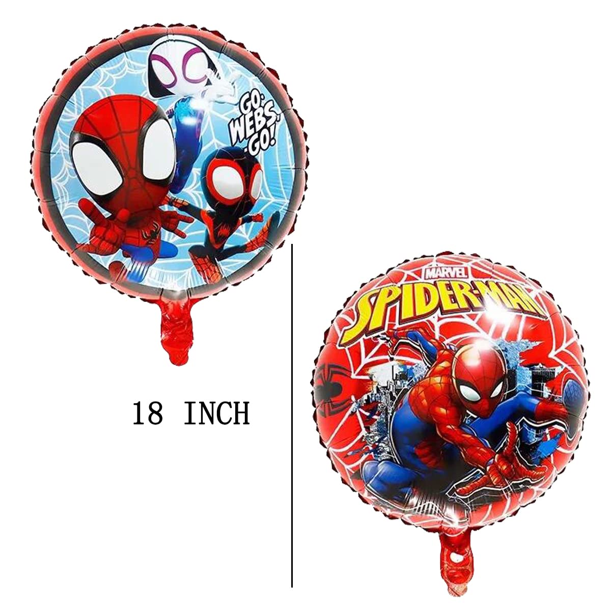 Spidey and His Amazing Friends Foil Balloons,Spiderman Birthday Party Balloons Decoration Supplies