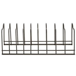 Y.Z.Bros Pot&Pan Lid Rack Holder Organizer, Rest Cutting Board, Baking Sheet, Stainless Steel, Satin Nickel