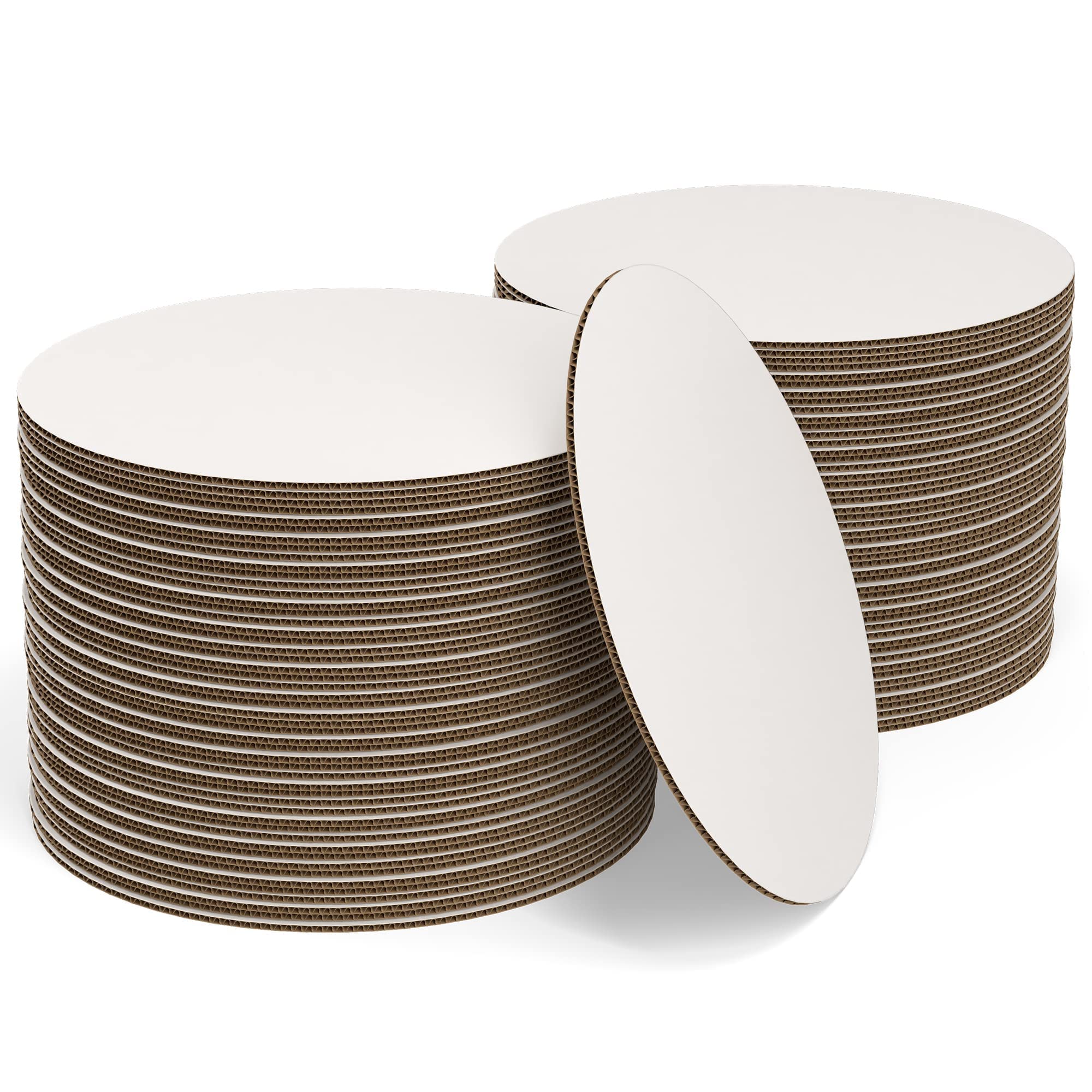 White Cake Boards Round | 25 Pack – 12 Inch | Cardboard Cake Rounds Circles | Disposable Cake Platter Board Base Tray | Cake Decorating Supplies | Cake Plate Accessories