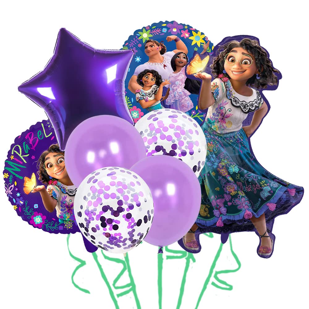 Encanto Birthday Party Supplies, Encanto Birthday Party Decorations, Encanto Balloons for Party, Encanto Party Favors Foil Balloons Set for Kids