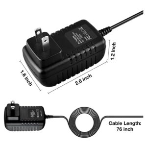 Onerbl 12V AC/DC Adapter Replacement for MW48-1200750 MW481200750 Generac Generator Battery 0G9449 Briggs & Stratton 193043GS B4489GS MightyMax ML9-12 ML22-12 12VDC 0.75A Power Supply Charger Barrel