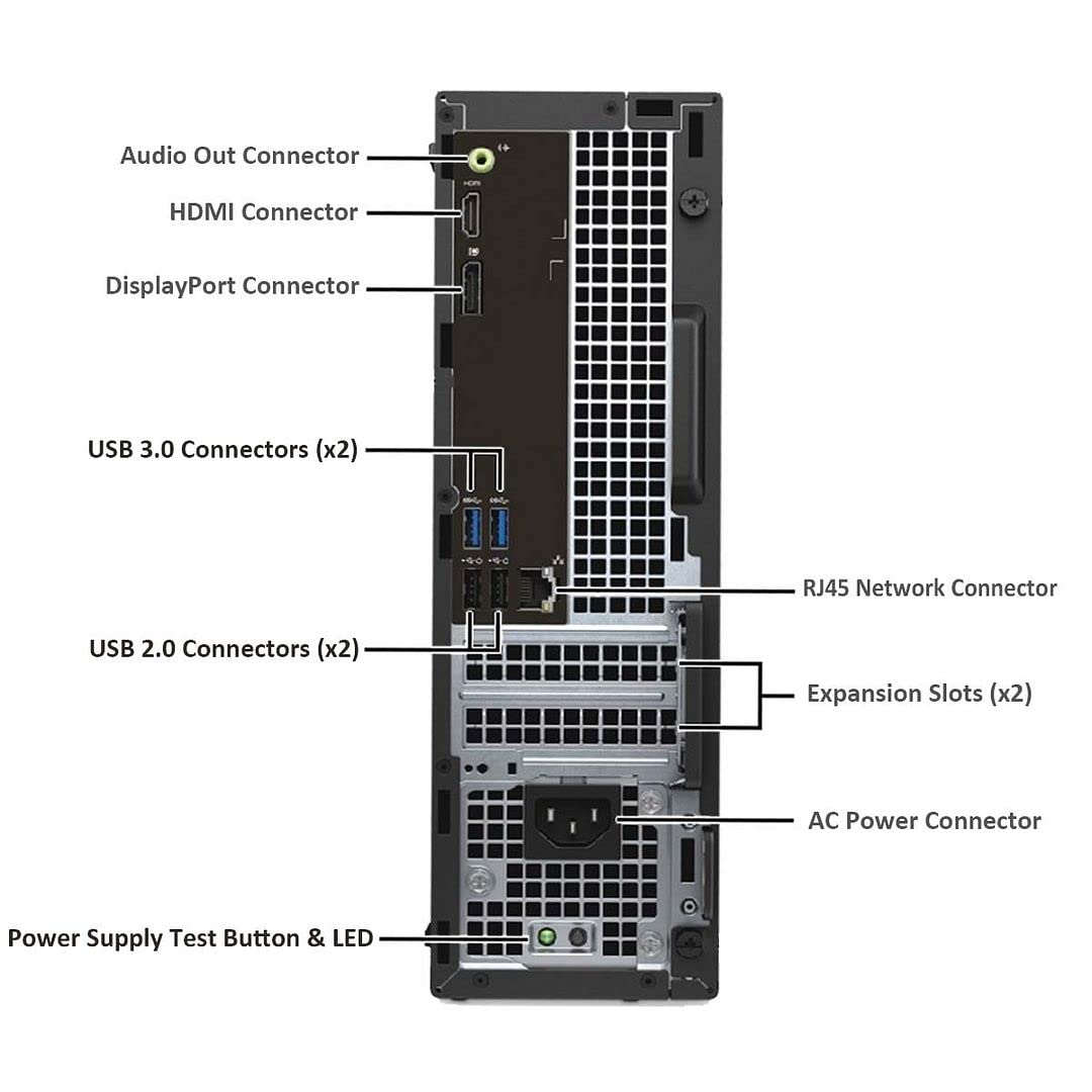 DELL OptiPlex 3040 SFF Desktop Computer Intel Quad Core i7-6700 3.4GHz up to 4.0GHz 16GB Ram 256GB SSD Built-in WiFi & Bluetooth HDMI Dual Monitor Support Wireless Keyboard & Mouse Win10 Pro (Renewed)