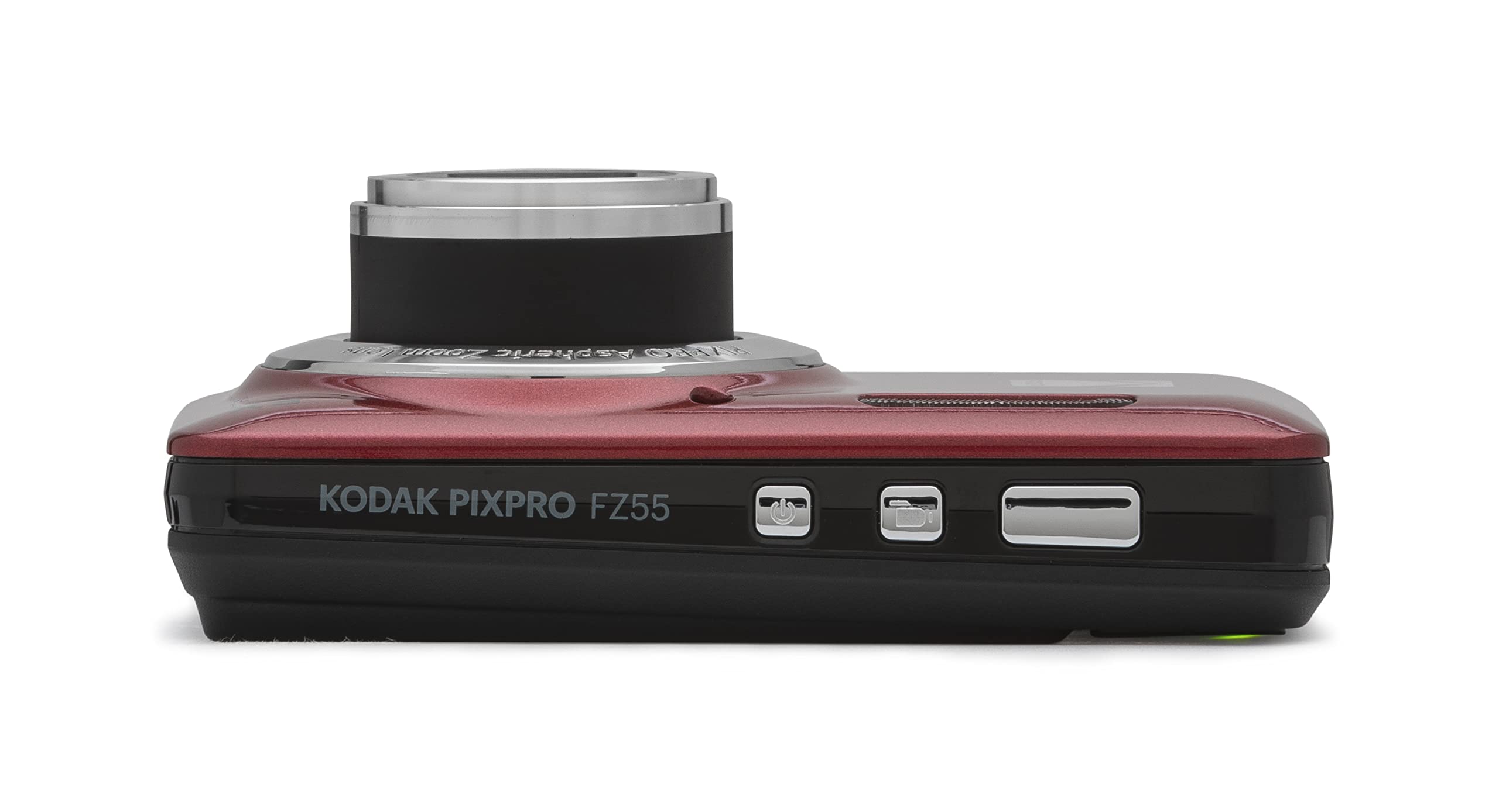 Kodak PIXPRO FZ55 Digital Camera (Red) + Black Point & Shoot Camera Case + Transcend 64GB SD Memory Card + Tri-fold Memory Card Wallet + Hi-Speed SD USB Card Reader + More!