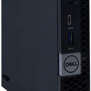 Dell Optiplex 5070 Micro MFF Desktop PC Intel i5-9500T, 16GB DDR4 New 256GB M.2 NVMe SSD, WiFi BT HDMI New KB & Mouse Windows 11 Pro with 24" LCD (Renewed)