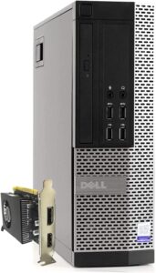 dell video editing cad optiplex 7020 desktop computer pc, intel core i7-4570 3.2 ghz processor, 16gb ram, 480gb ssd (fast boot) + 2tb hdd, graphics rx-550 4gb ddr5, wifi, windows 10 pro (renewed)