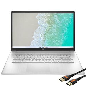 hp 17inch screen laptop| windows 11| amd ryzen 5 5500u| fhd ips display fast charge| usb type-c| webcam| hdmi cable (32gb ram | 1tb pcie ssd)