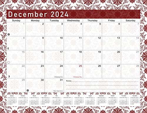 2023-2024 Calendar 16 Months Student Calendar/Planner for 3-Ring Binder, Desk, or Wall -v014