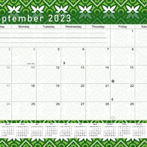 2023-2024 Calendar 16 Months Student Calendar/Planner for 3-Ring Binder, Desk, or Wall -v016