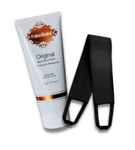 fake bake original self-tanning lotion with body mate self-tanning applicator