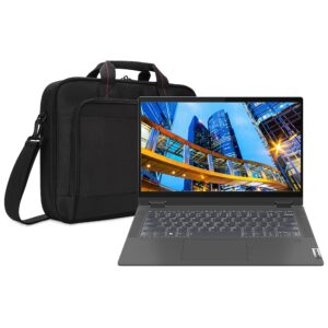 lenovo flex 5 15.6" 15alc05 82hv003qus touchscreen 2-in-1 laptop bundle, amd ryzen 7 5000 series 5700u 1.80ghz, 16gb ddr4, 512gb ssd, amd radeon graphics, windows 10 home, laptop bag