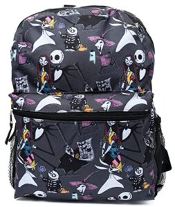 disney nightmare before christmas 16" backpack jack skellington all over print