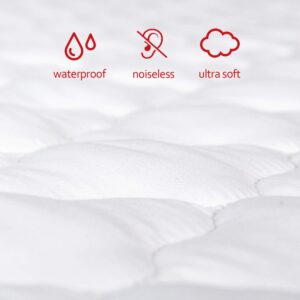 Pack N Play Mattress Pad (6 Sizes), Fit for Graco Pack 'n Play Travel Dome LX Playard, Pack and Play Mattress Sheets Cover Protector Waterproof Soft Quilted, Pack and Play Mattress Sheets Fitted